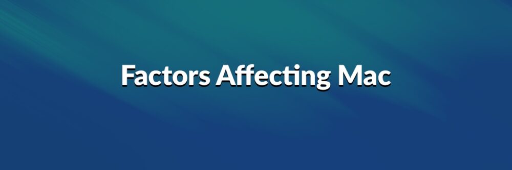 Factors Affecting MAC - Dr. Paul Mirdamadi