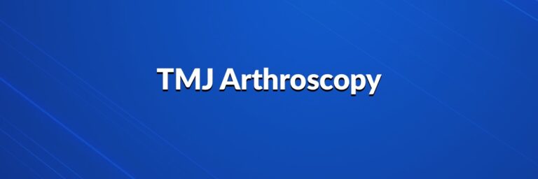 TMJ Arthroscopy - Dr. Paul Mirdamadi